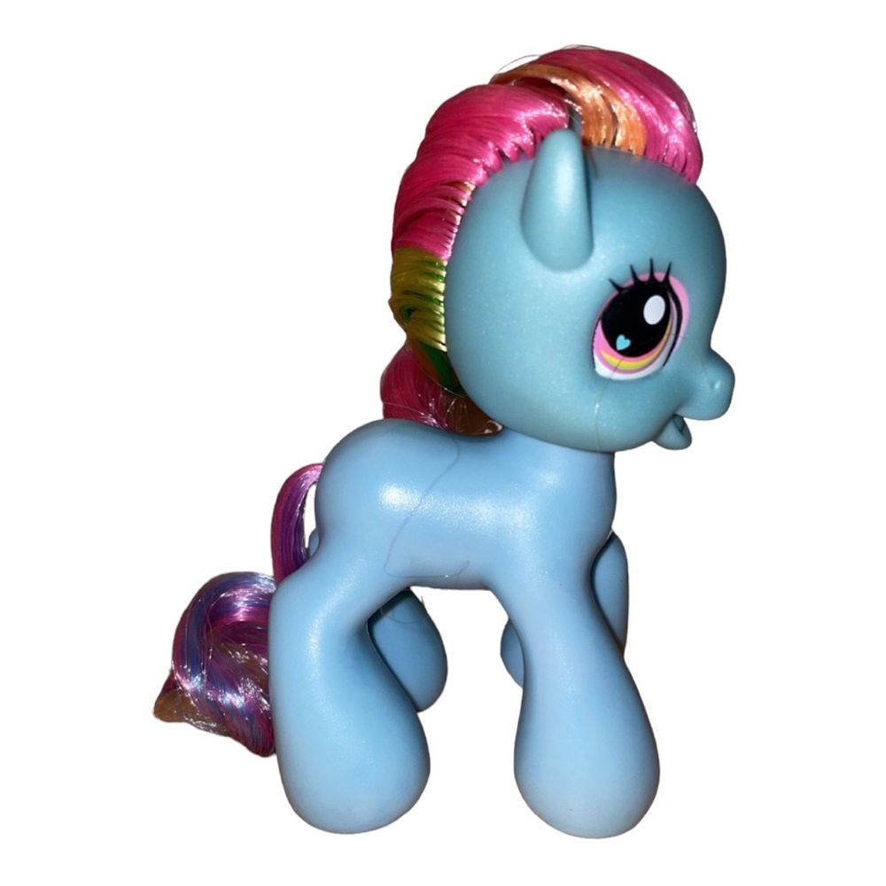 2008 My Little Pony Rainbow Dash Blue With Rainbow He… - Gem